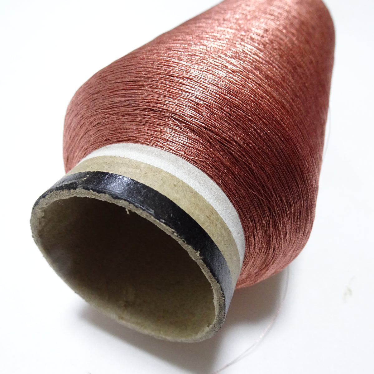 Japanese vintage rare Superb pure silver leaf thread color 37 5000M 0 ...